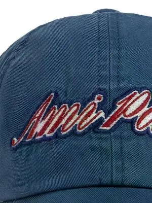 AMI Paris Logo-embroidered Baseball Cap