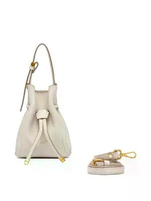 GIANNI CHIARINI Sienna Grained Leather Shoulder Bag