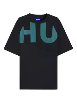 Hugo Graphic Print T-shirt - Black