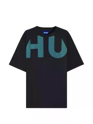 Hugo Graphic Print T-shirt - Black