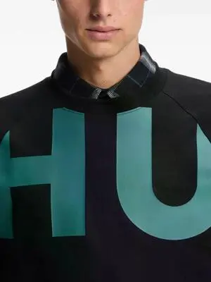Hugo Large-logo T-shirt In Cotton Jersey
