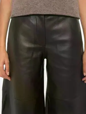 Co Wide-leg Leather Trousers
