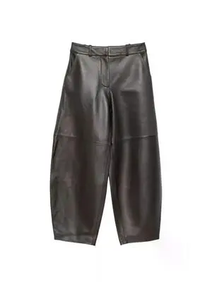 Co Wide-leg Leather Trousers