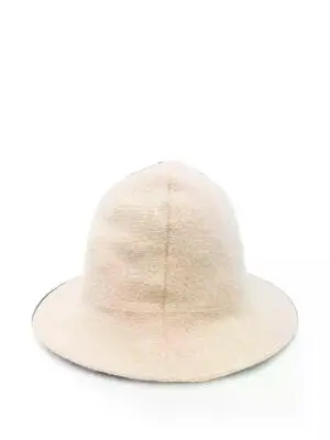 Borsalino Logo-plaque Knitted Hat
