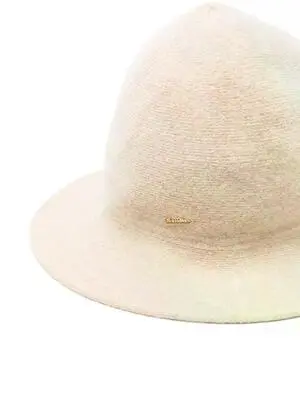 Borsalino Logo-plaque Knitted Hat