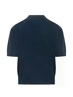 LANEUS Knitted Short-sleeve T-shirt