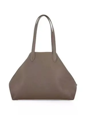 AESTHER EKME Fold Grained-leather Shoulder Bag - Neutrals