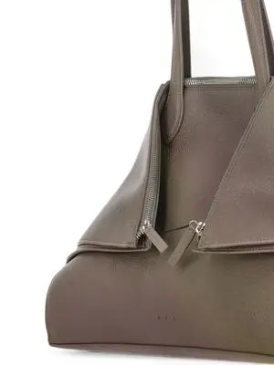 AESTHER EKME Fold Grained-leather Shoulder Bag