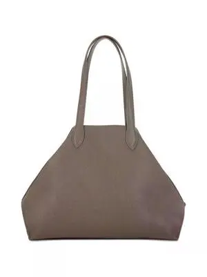 AESTHER EKME Fold Grained-leather Shoulder Bag - Neutrals
