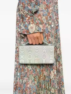 Valentino Garavani Logo-plaque Clutch Bag - Blue