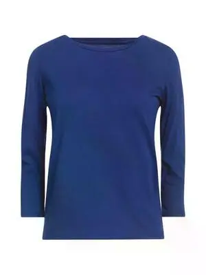 Majestic Filatures Boat-neck Long-sleeve T-shirt - Blue