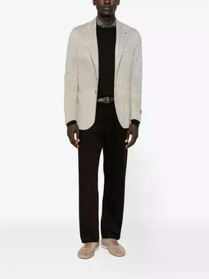 GRAN SASSO Crew-neck Knitted Sweater - Brown