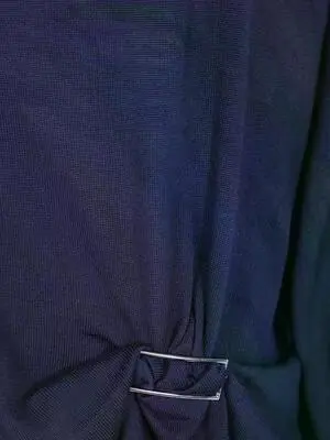 PIERANTONIOGASPARI Buckle-detail Asymmetric-hem Sweater