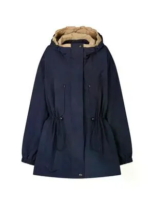 STUDIO TOMBOY Drawstring Hooded Jacket - Blue