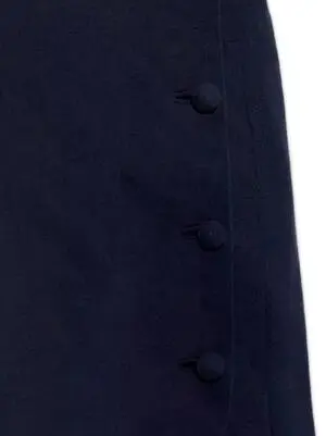 Valentino Garavani Button-fastening A-line Skirt