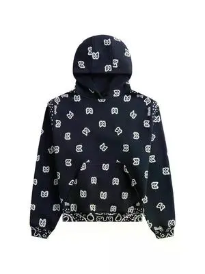 Rhude Bandana-print Hoodie - Black
