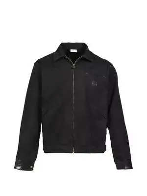 Vetements Logo-patch Zip-up Jacket - Black