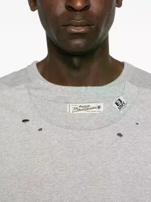 Mihara Yasuhiro Distressed-effect Layered-detail T-shirt