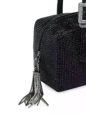 Benedetta Bruzziches Sandra Crystal-embellished Buckle-detail Mini Bag