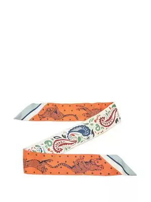 Hermès Guépards Twilly Scarf