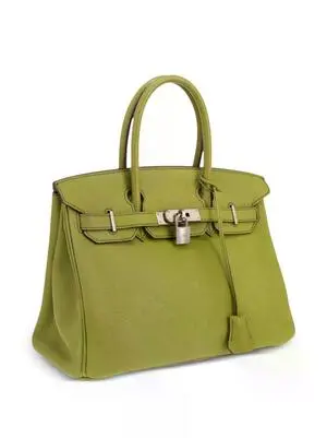 Hermès 2006 30 Birkin Tote Bag - Green