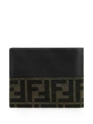 Fendi Ff Jacquard Wallet