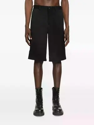 Comme Des Garçons Zip-detailed Tailored Shorts - Black