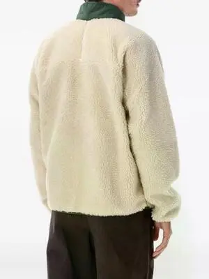 Patagonia Fleece-texture Panelled Jacket - Neutrals