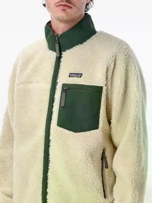 Patagonia Fleece-texture Panelled Jacket