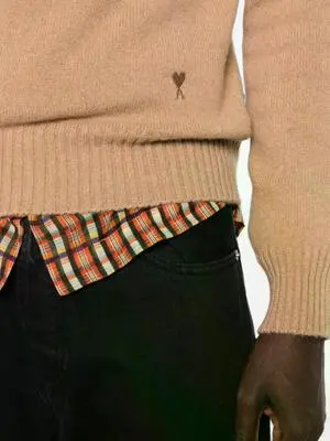 AMI Paris De Coeur Long-sleeve Sweater