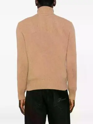 AMI Paris De Coeur Long-sleeve Sweater - Neutrals