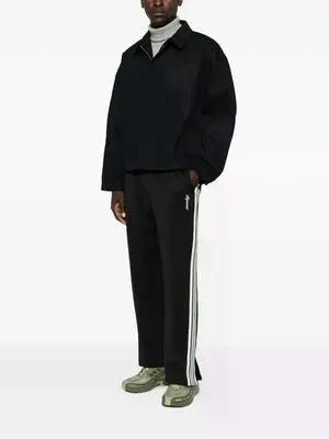 ARTE ANTWERP Logo-embroidered Zip-up Jacket - Blue