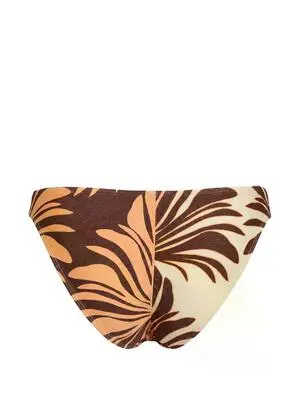 JETS AUSTRALIA Dahlia Leaf-print Bikini Bottoms