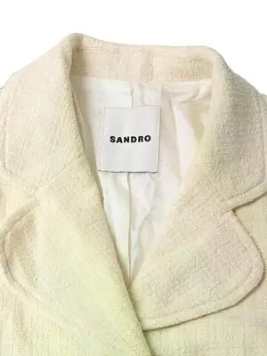 Sandro Truman Belted Tweed Jacket