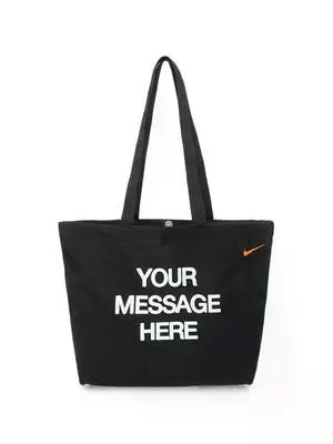 Nike Heritage Your Message Here Tote Bag - Black