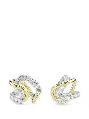 SWAROVSKI Hyperbola Crystal-embellished Twist Ear Cuffs