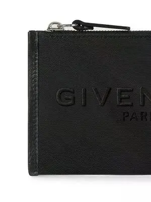 Givenchy Cargo Zipped Card Holder In Canvas