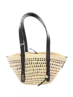 Loewe 2010-2026 Paulas Ibiza Small Raffia Braided Basket Bag Tote Bag - Neutrals