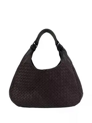 Bottega Veneta 2012-2026 Intrecciato Campana Hobo Bag - Brown