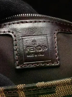 Fendi 2000-2015 Zucca Canvas Mamma Forever Shoulder Bag