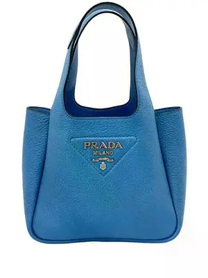 Prada 2019-2026 Vitello Daino Handbag - Blue