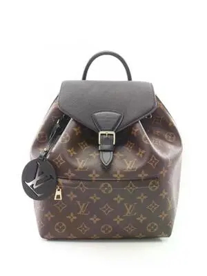 LOUIS VUITTON 2010-2026 Monogram Montsouris Pm Backpack - Brown