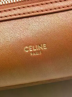 Celine Small Calfskin Little Luggage Top Handle Bag Satchel - Brown