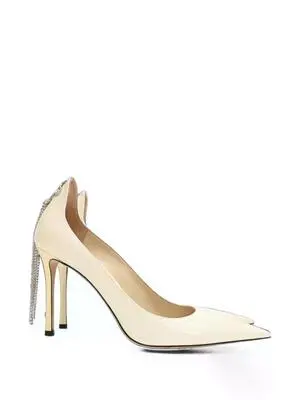 JIMMY CHOO Spruce Crystal Chandelier Pumps - Neutrals