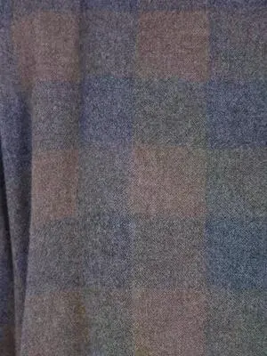 DANIELA GREGIS Check-pattern Cashmere Sweater - Grey