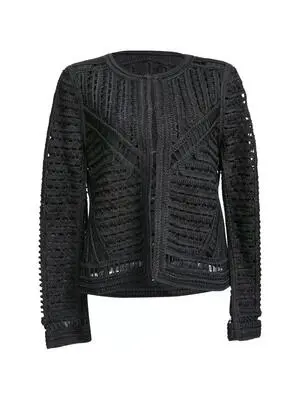 Maje Verone Crochet Jacket