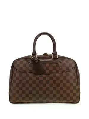 LOUIS VUITTON 2006 Damier Deauville Tote Bag - Brown