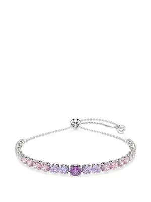 SWAROVSKI Matrix Crystal-embellished Adjustable Bracelet - Silver