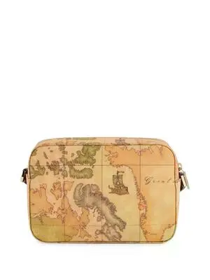 ALVIERO MARTINI 1° CLASSE Geo Classic Panelled Shoulder Bag