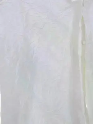 DANIELA GREGIS Crinkled-finish High-neck Shirt
